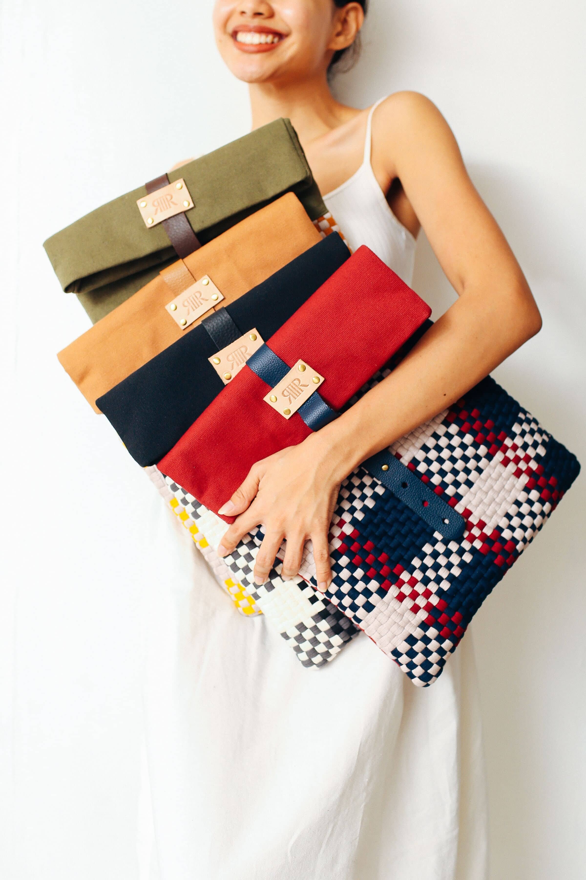 Charlie Laptop Sleeve Blocks Nautical